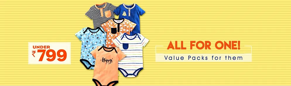 All for One | Infant Value Packs for them Online Shopping at FirstCry.com