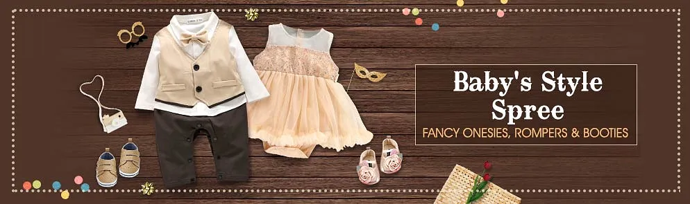 Baby's Style Spree | Infant Fancy Onesies, Rompers & Booties Online ...