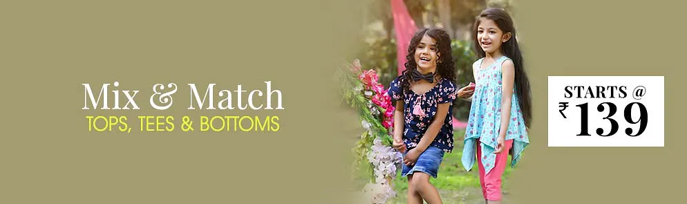 Mix & Match | Up to 12+Y Tops, Tees & Bottoms Online Shopping at ...