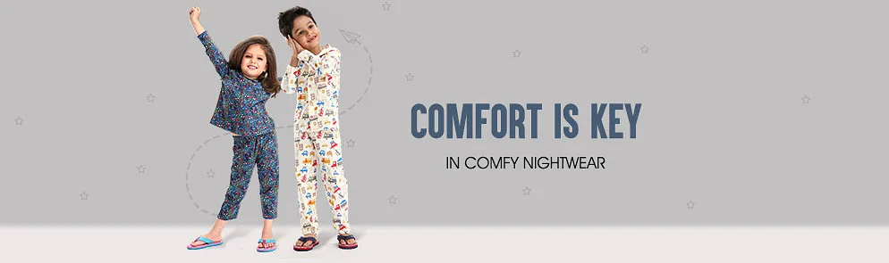 Comfort is Key | 2 - 12Y In Comfy Nightwear Online Shopping at FirstCry.com