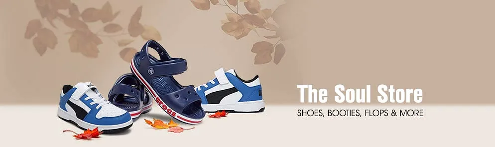 The Soul Store | Up to 12+Y Shoes, Booties, Flops & more Online ...