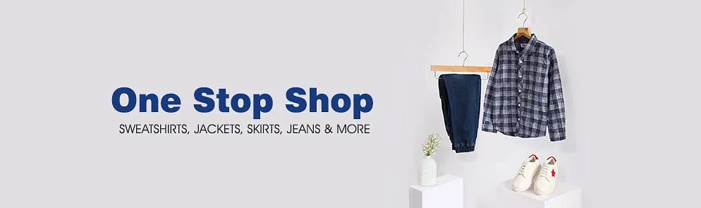 One Stop Shop | Up to 12+Y Sweatshirts, Shirts, Jeans & more Online ...
