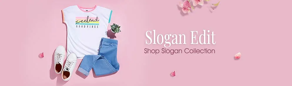 Slogan Edit | Up to 14Y Shop Slogan Collection Online Shopping at ...