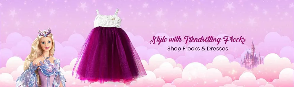 Barbie by Many Frocks | Up to 10Y Shop Frocks & Dresses Online Shopping ...