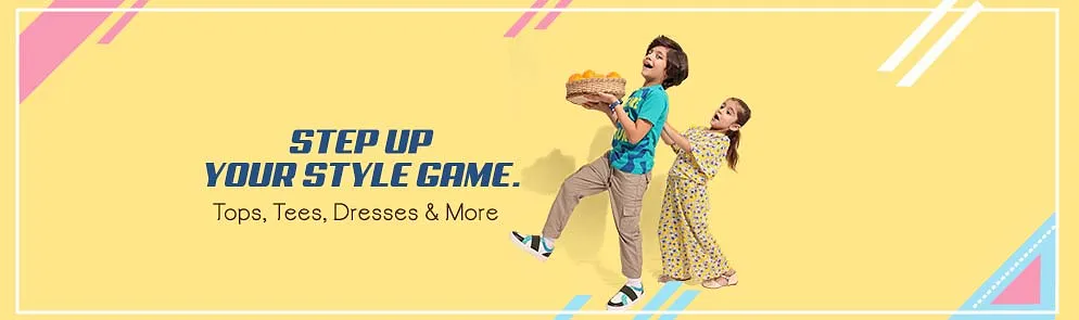 Step Up Your Style Game | 2 - 14Y Tops, Tees, Dresses & More Online ...