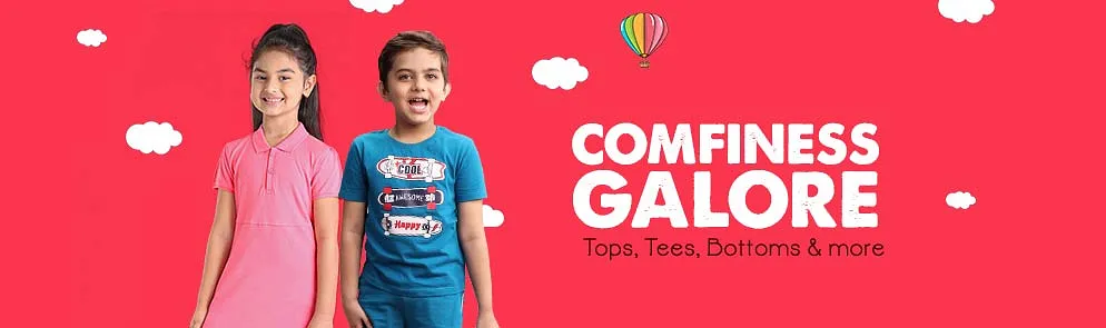 Comfiness Galore | Up To 14Y Tops, Tees, Bottoms & more Online Shopping ...