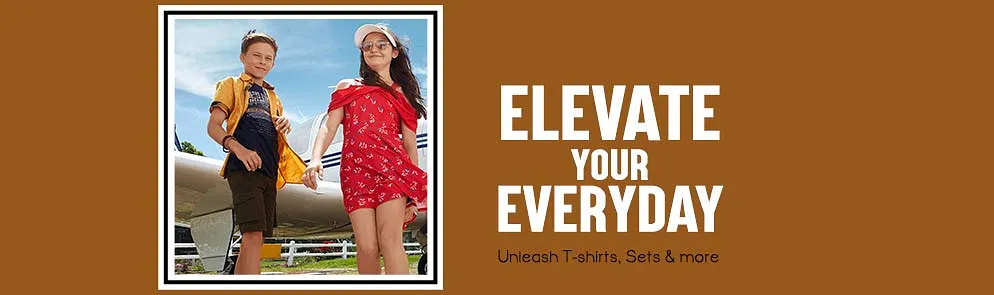 Elevate Your Everyday |2 - 14Y Unleash T-shirts, Sets & more Online Shopping at FirstCry.com