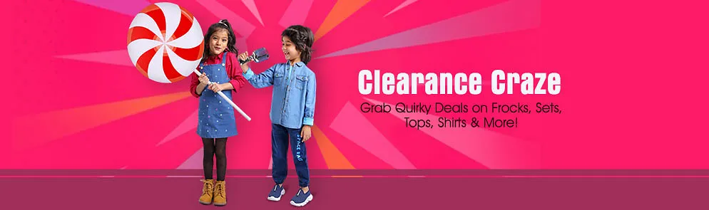 Clearance Craze | 2 - 14Y Grab Quirky Deals on Frocks, Sets, Tops ...