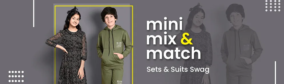 Mini Mix & Match | Up To 14Y Sets & Suits Swag Online Shopping at ...