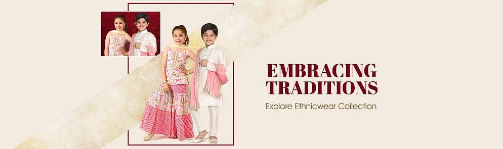 Embracing Traditions | Up to 14Y Explore Ethnicwear Collection Online ...