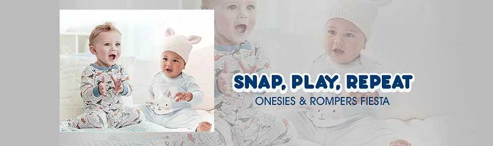 Snap, Play, Repeat | Up To 4Y Onesies & Rompers Fiesta Online Shopping at FirstCry.com