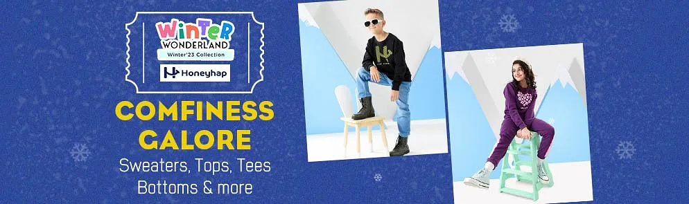 Comfiness Galore | 2 - 14Y Sweaters, Tops, Tees, Bottoms & more Online ...