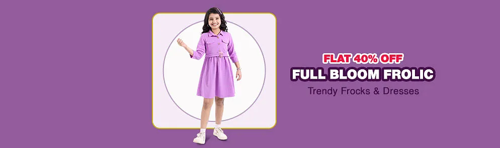 Full Bloom Frolic | Up To 14Y Trendy Frocks & Dresses Online Shopping ...