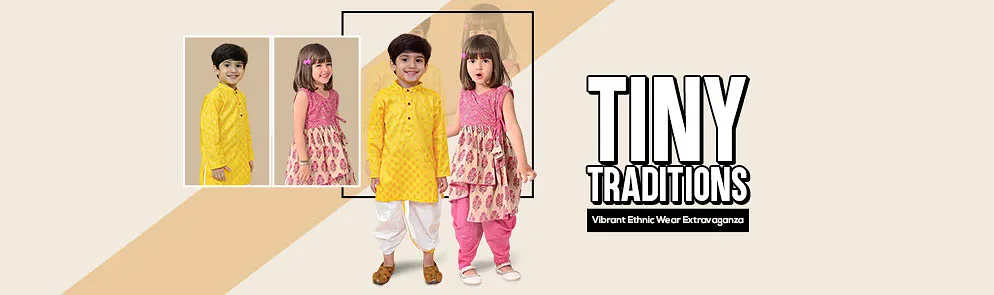 Tiny Traditions | Up To 14Y Vibrant Ethnic Wear Extravaganza Online Shopping at FirstCry.com