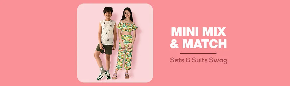 Mini Mix & Match | Up To 14Y Sets & Suits Swag Online Shopping at ...