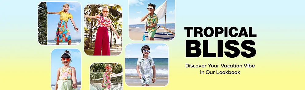 Tropical Bliss | Up To 14Y Discover Your Vacation Vibe in Our Lookbook Online Shopping at ...