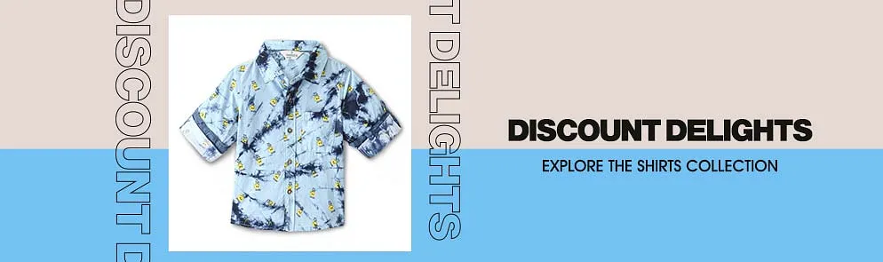 Discount Delights | Up To 14Y Explore the Shirts Collection Online Shopping at FirstCry.com