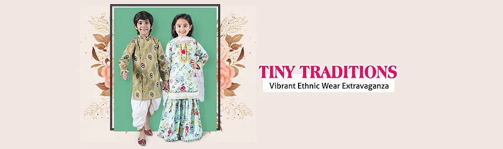 Tiny Traditions | Up To 14Y Vibrant Ethnic Wear Extravaganza Online Shopping at FirstCry.com