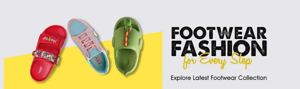 Footwear Fashion for Every Step | Up To 14Y Explore Latest Footwear ...