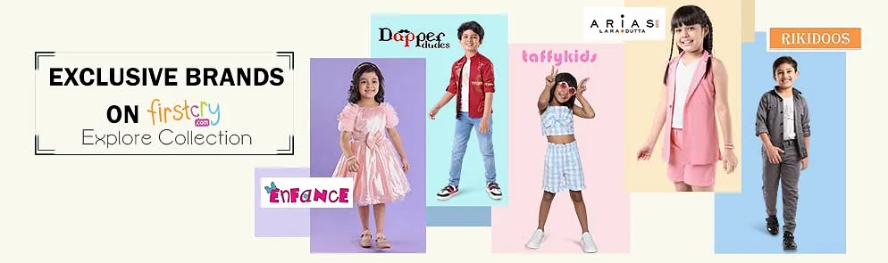 Exclusive Brands on Firsctcry | Up To 14Y Explore Collection Online ...