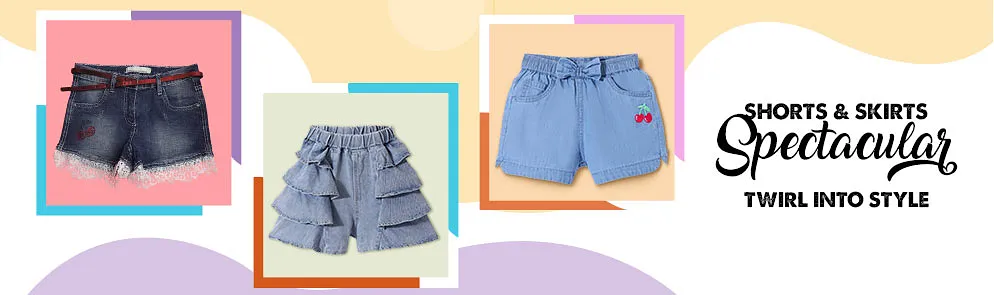 Shorts & Skirts Spectacular | Up To 14Y Twirl into Style Online ...