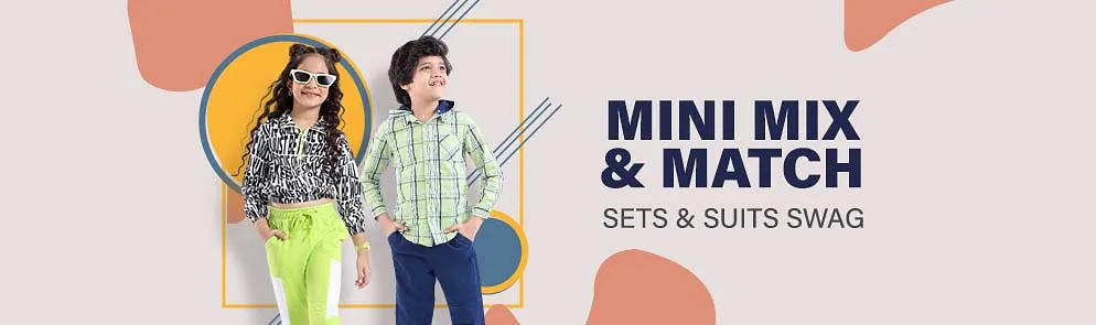 Mini Mix & Match | Up To 14Y Sets & Suits Swag Online Shopping at ...
