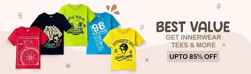Best Value Get Innerwear, Tees & More Online Shopping at FirstCry.com