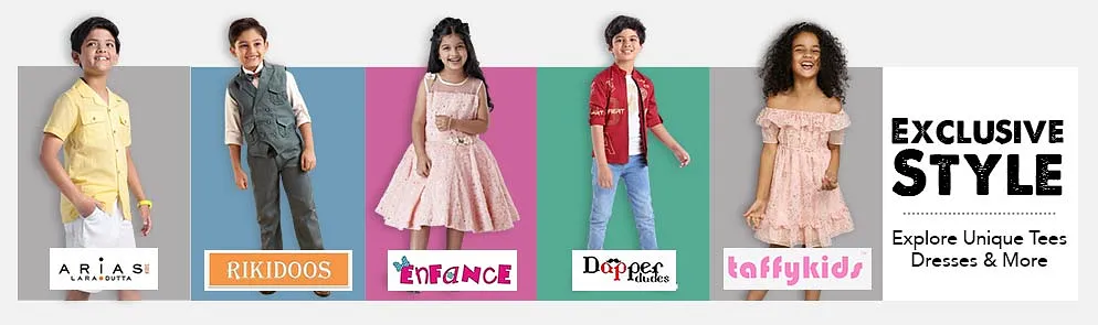Exclusive Styles| Up To 14Y Explore Unique Tees, Dresses & More Online ...