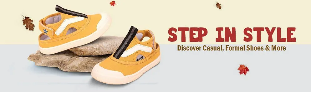 Step in Style | Up To 14Y Discover Casual, Formal Shoes & More Online ...