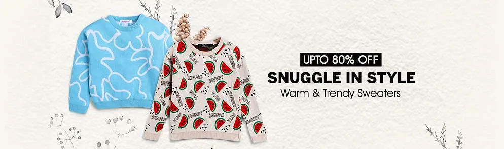 Snuggle in Style Warm & Trendy Sweaters Online Shopping at FirstCry.com