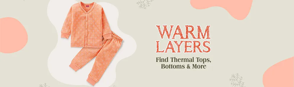 Warm Layers | Upto 14Y Find Thermal Tops, Bottoms & More Online ...