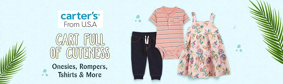 Cart Full of Cuteness | Up To 2Y Onesies, Rompers, T-shirts & More ...