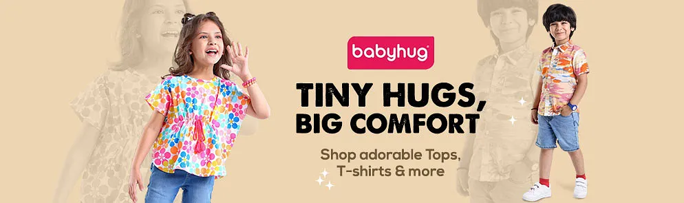 Tiny Hugs, Big Comfort | 2 - 14Y Shop adorable Tops,T-shirts & more Online Shopping at FirstCry.com