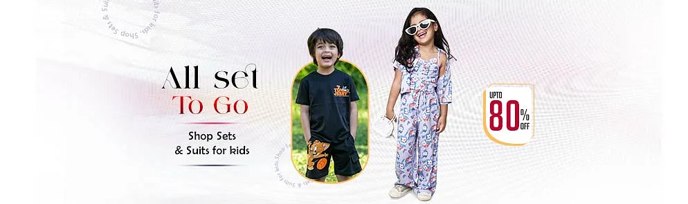 All set To Go | Up To 14Y Shop Sets & Suits for kids Online Shopping at ...