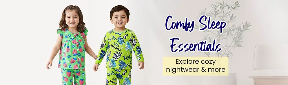 Comfy Sleep Essentials | Up To 14Y Explore cozy nightwear & more Online ...