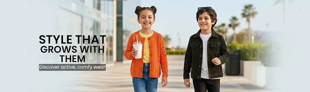 Style That Grows With Them | Up to 14Y Discover active, comfy wear ...