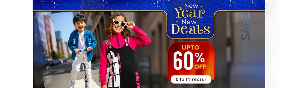 New Year New Deals Upto 60% off Online Shopping at FirstCry.com
