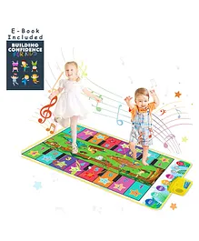 Customer Reviews: BitFeex Keyboard Floor Musical Mat -Multicolor at ...
