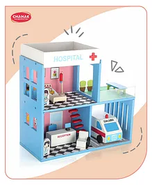 Customer Reviews: Aditi Toys Wooden Hospital Pretend Play Set - Role ...