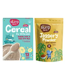 Customer Reviews: Slurrp Farm Banana, Ragi Milk Cereal & Jaggery Powder ...