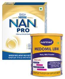 Customer Reviews: Nutrimed Medomil LBW Milk Powder - 400 gm & Nestle ...
