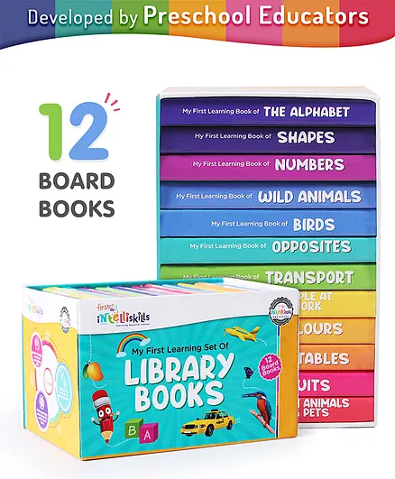 Buy Combo pack of 2: Intelliskills My First Learning Set of 12 Library ...