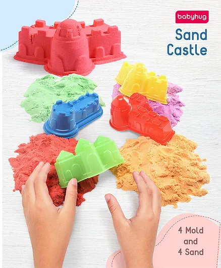 Buy Combo pack of 2: Babyhug DIY Sand Castle Playset - Multicolour and ...