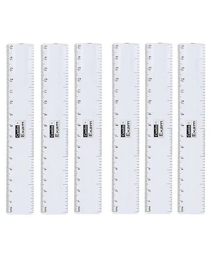 Buy Camlin Exam Scale 15 cm - Set Of 6 Online at FirstCry.com