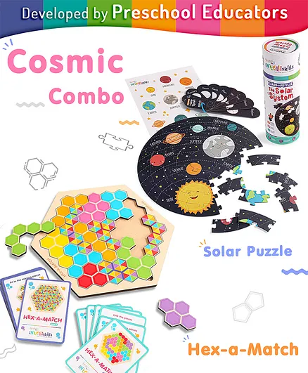 Buy Intelliskills Hex-a-Match and Solar Puzzle Combo Online at FirstCry.com
