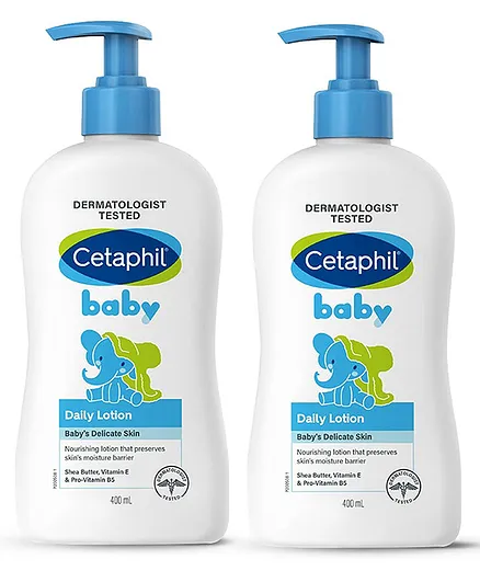 Buy Cetaphil Baby Daily Lotion With Shea Butter - 400 ml(Pack of 2 ...