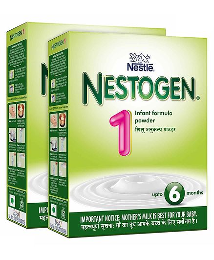 Buy Nestle Nestogen Infant Formula Powder Stage 1 Bag in Box Pack - 400 ...