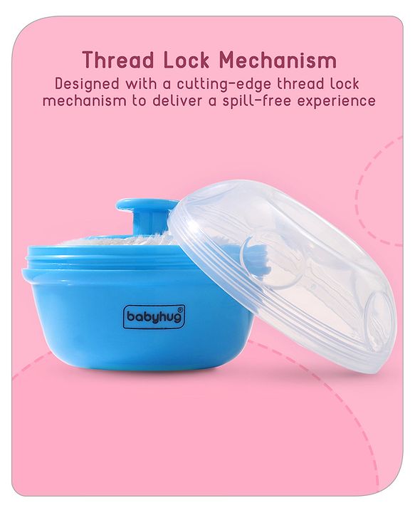Babyhug Powder Puff with Container - Blue