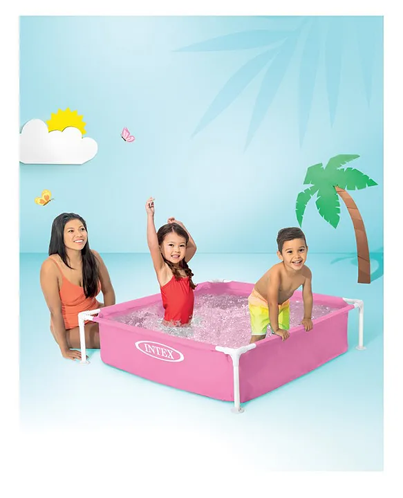Intex Inflatable purchase Mini Frame Pool Pink