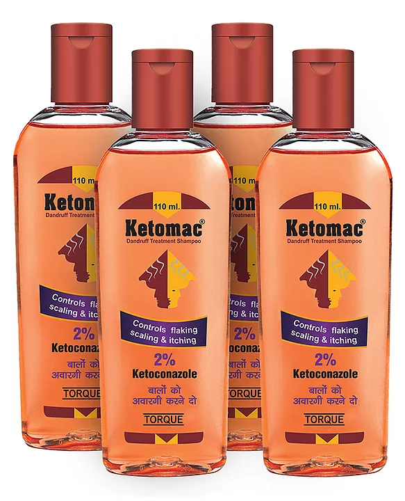 Ketomac Dandruff Treatment Shampoo 110ml Pack of 4 Online in India Buy at Best Price from FirstCry 18233712